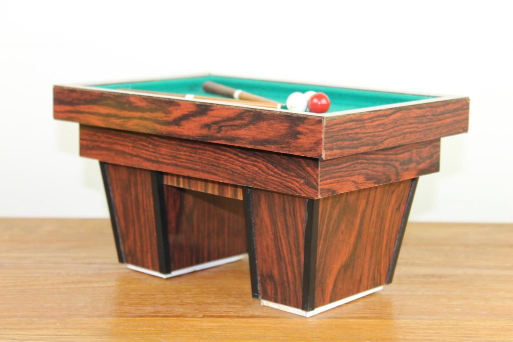 Miniature Billiard Game Table, Pool Table, 1960s | Retro Station