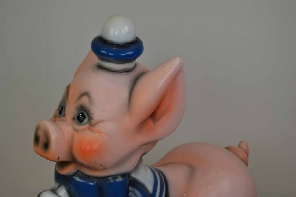 Vintage Pig Ride on, 1960s | Retro Station