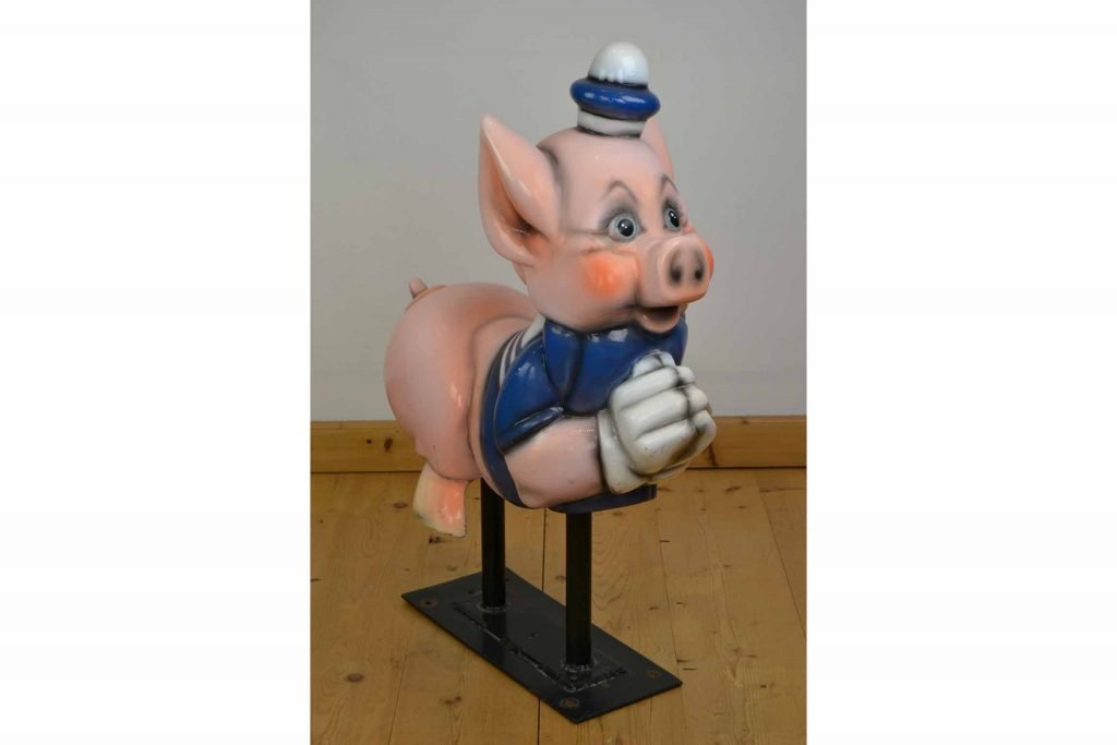 Vintage Pig Ride on, 1960s | Retro Station