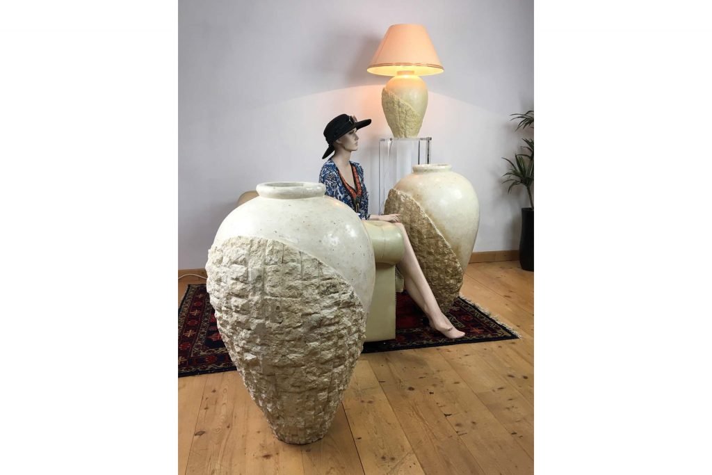 1980s XL Stone Vases | Retro Station