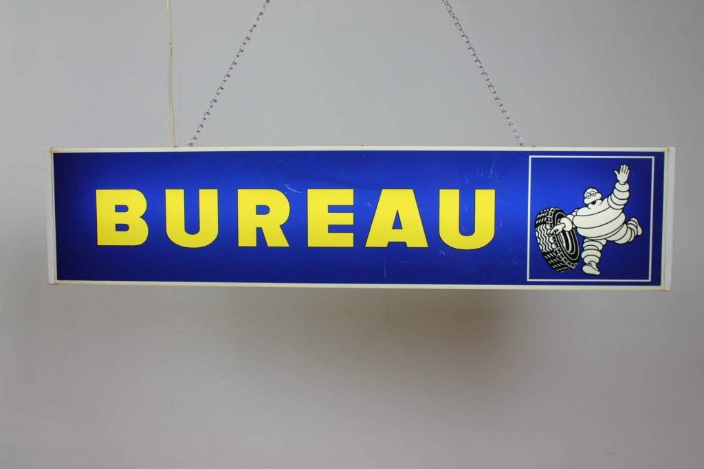 Vintage Michelin Lightbox, 1970s | Retro Station